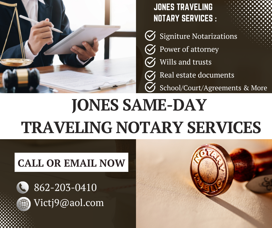 Looking for a New Jersey Mobile Notary Service? - Jones NJ Mobile ...