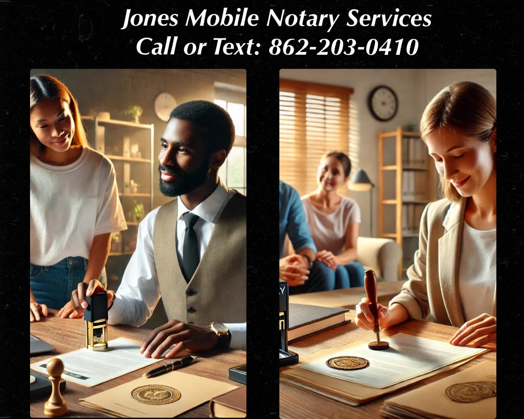 Looking for a Northern New Jersey Notary Services? - Jones NJ Mobile ...