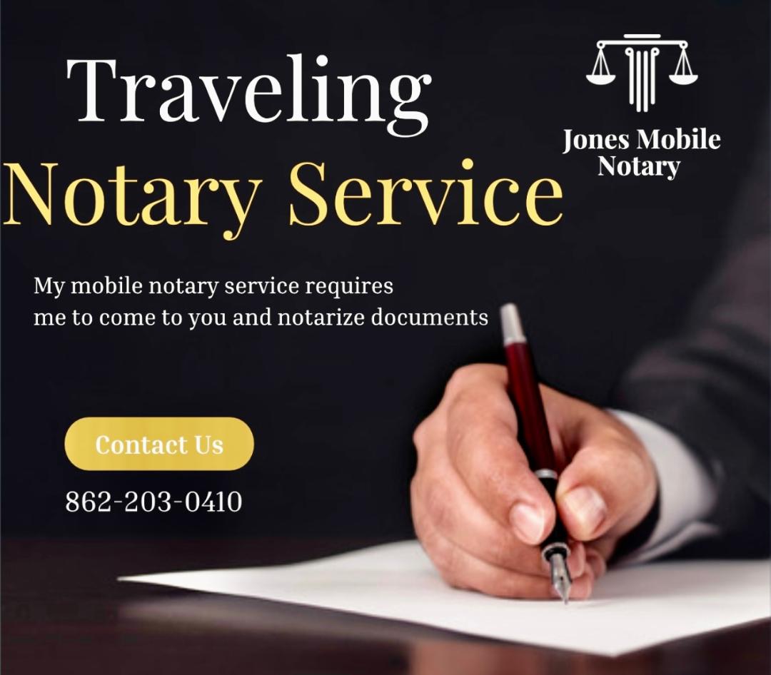 "Get Notarization in New Jersey" - Jones NJ Mobile Notary Services