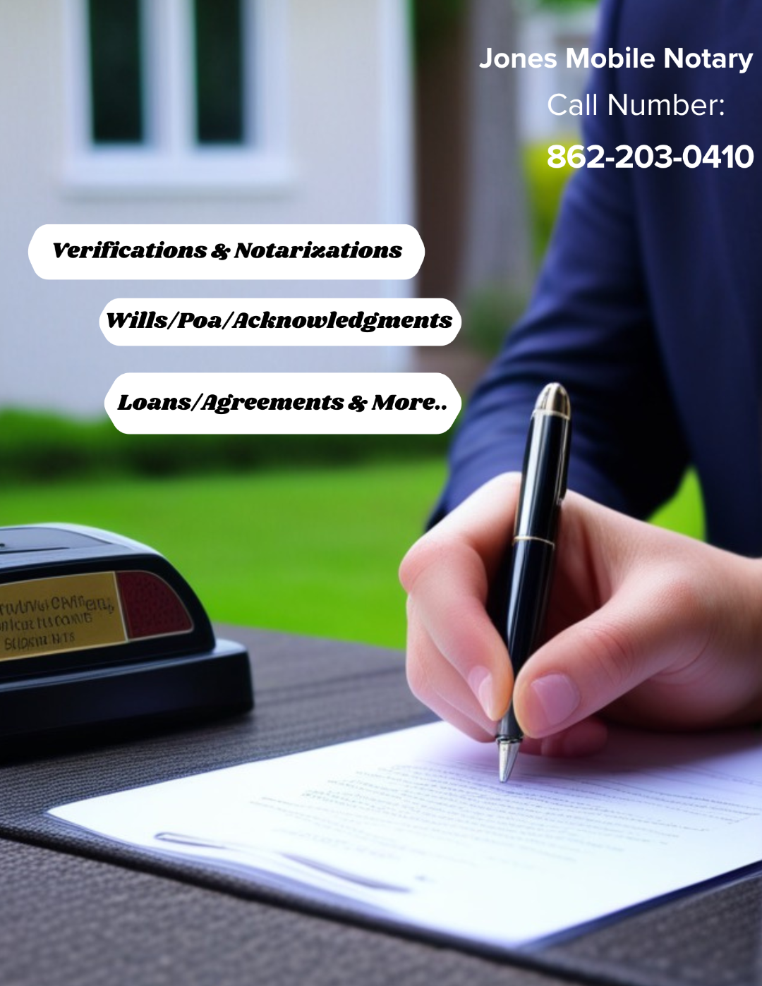 "Reliable New Jersey Traveling Notary You Can Count On" - Jones NJ ...