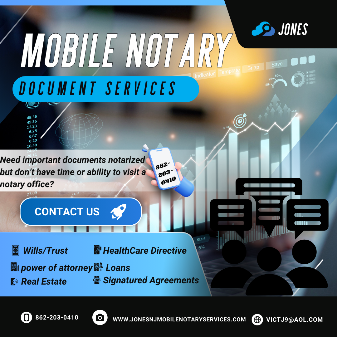 In Need of a Same-Day New Jersey Traveling Notary? - Jones NJ Mobile ...