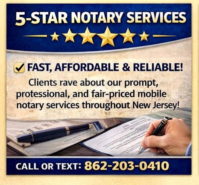 In Need of a New Jersey Mobile Notary Fast? - Jones NJ Mobile Notary ...