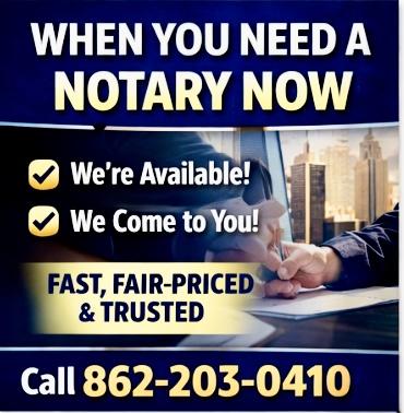Get Affordable Notary Services in New Jersey - Jones NJ Mobile Notary ...